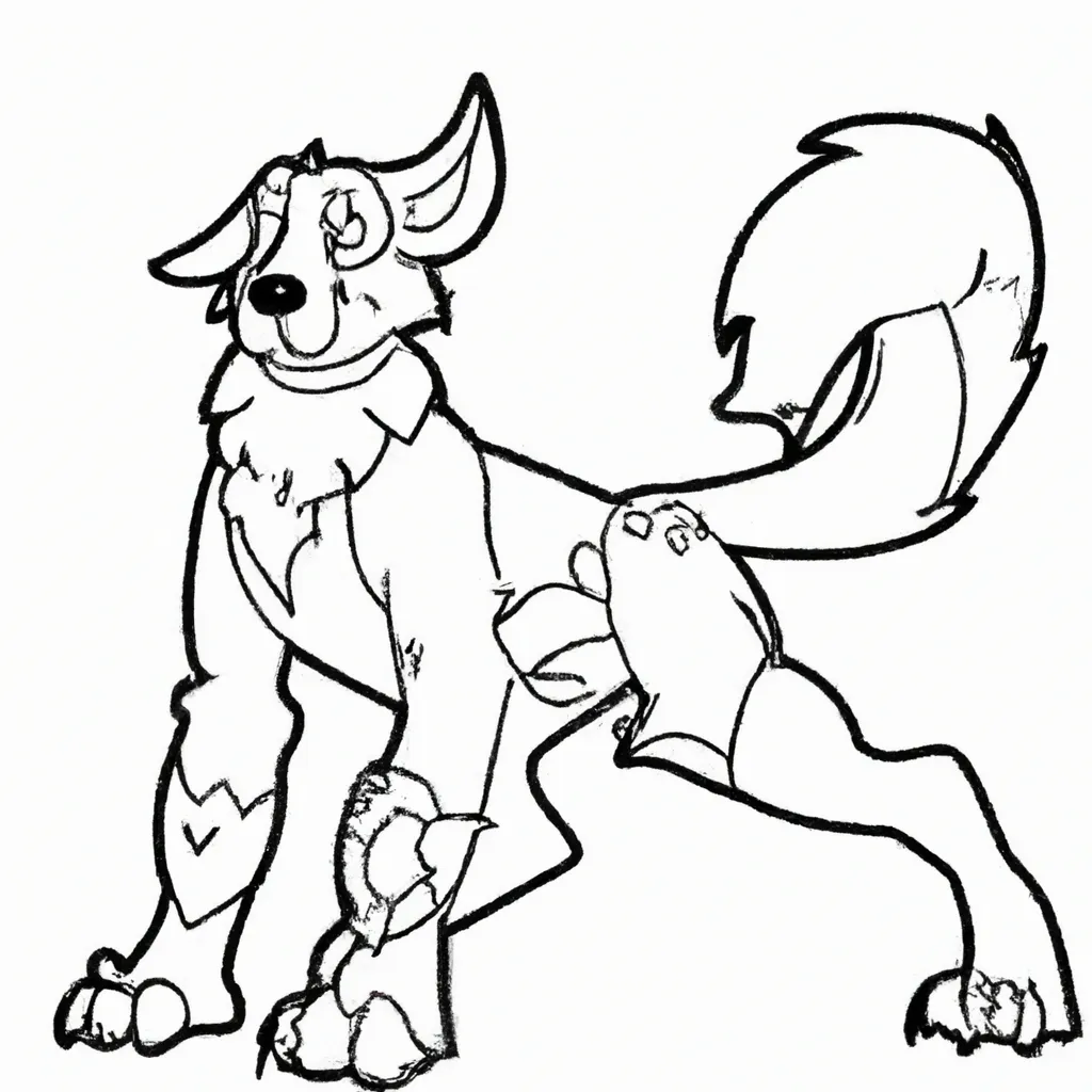 Desenhos de Pokémon Houndour para Imprimir e Colorir