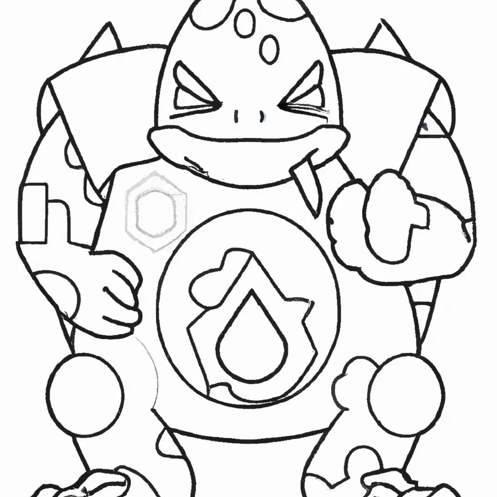 Desenhos de Pokémon Muk para Imprimir e Colorir