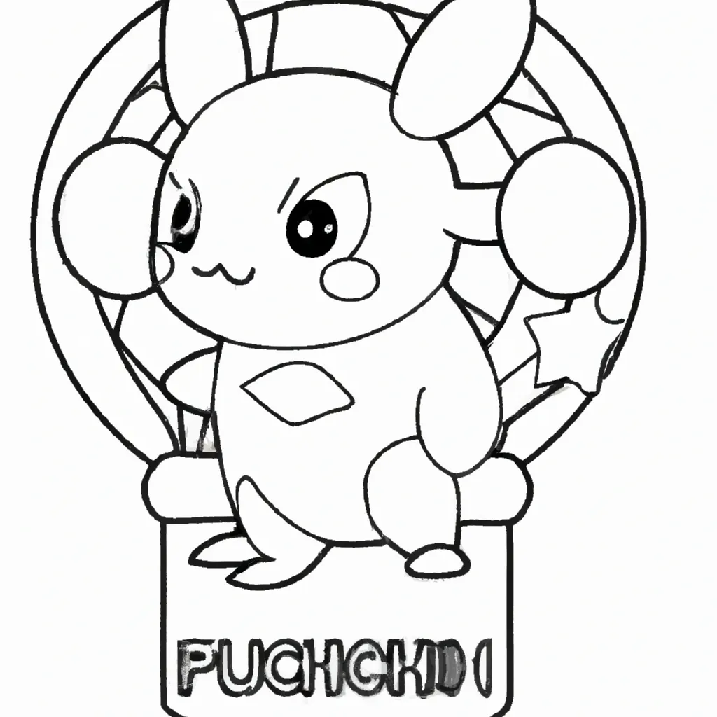 Desenhos de Pokémon Pincurchin para Imprimir e Colorir