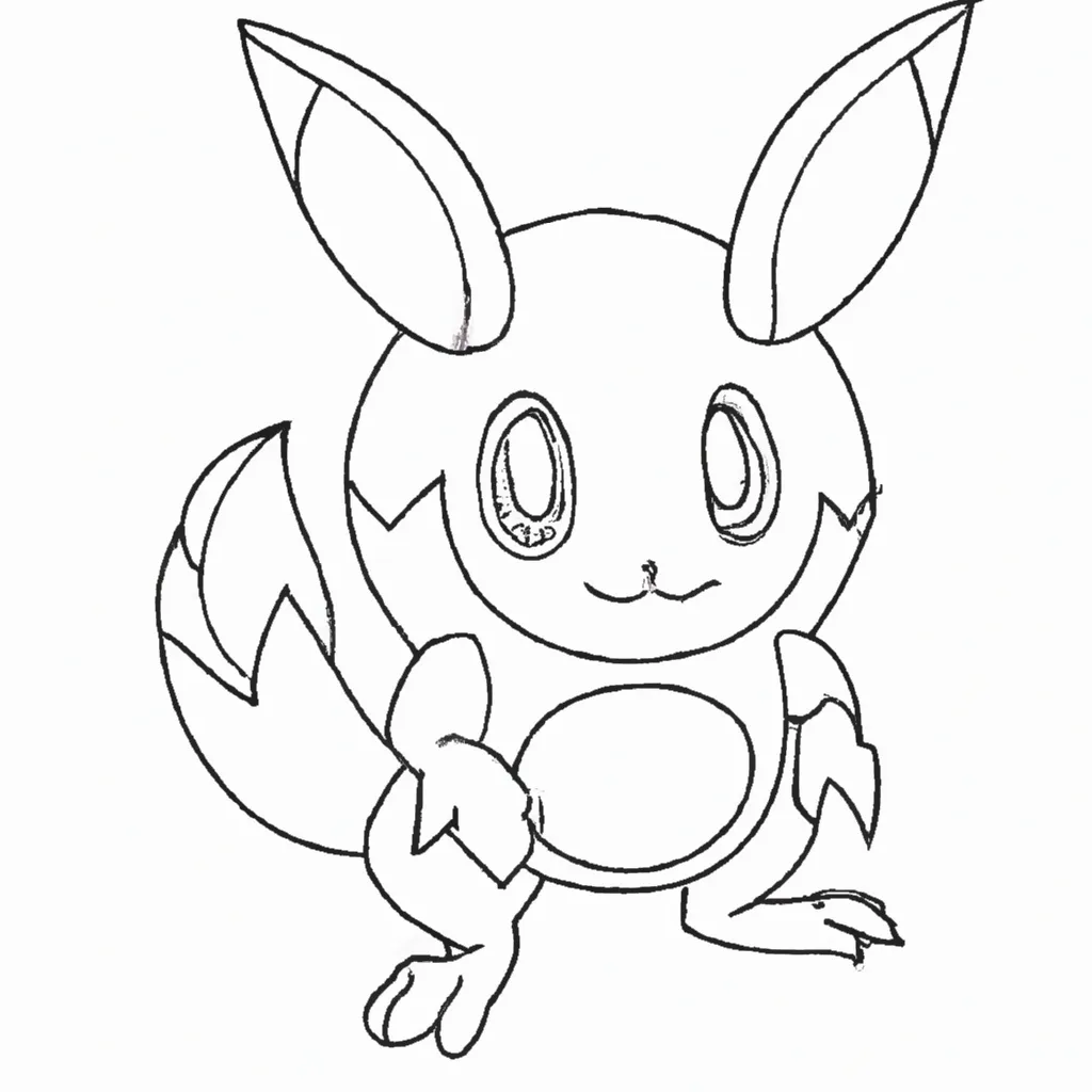 Desenhos de Pokémon Simipour para Imprimir e Colorir