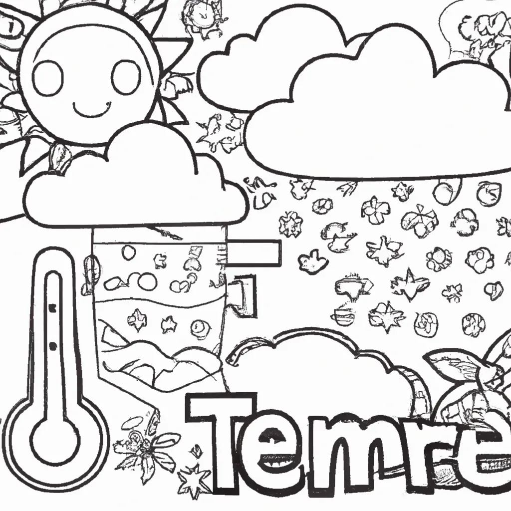 10 Desenhos do Clima Temperado para Imprimir e Colorir