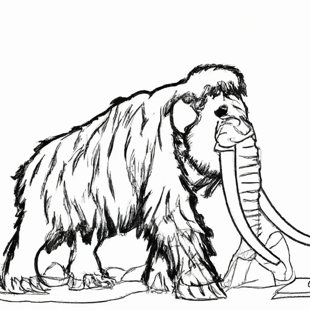 Desenhos De Mamute Para Imprimir E Colorir Divirta Se