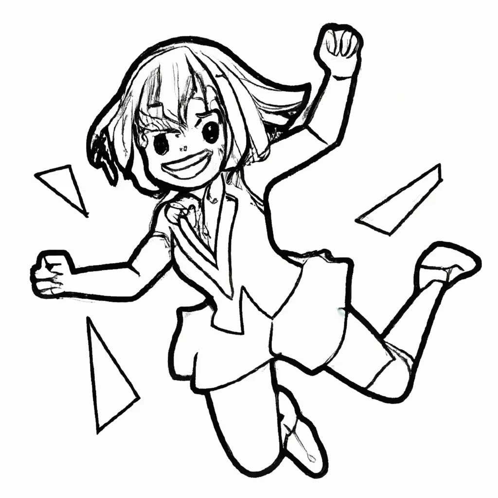10 Desenhos de Ochaco Uraraka para Imprimir e Colorir