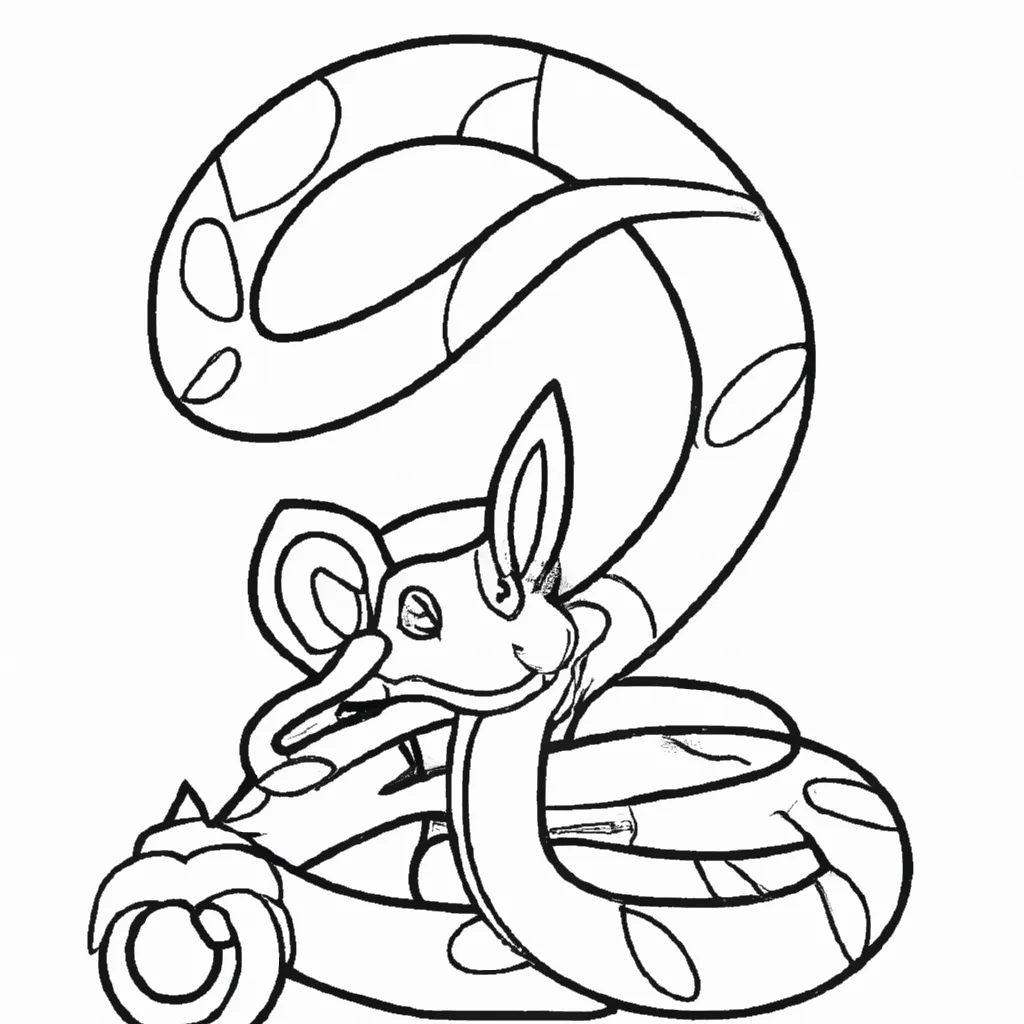 Desenhos Incríveis de Pokémon Arbok para Imprimir e Colorir