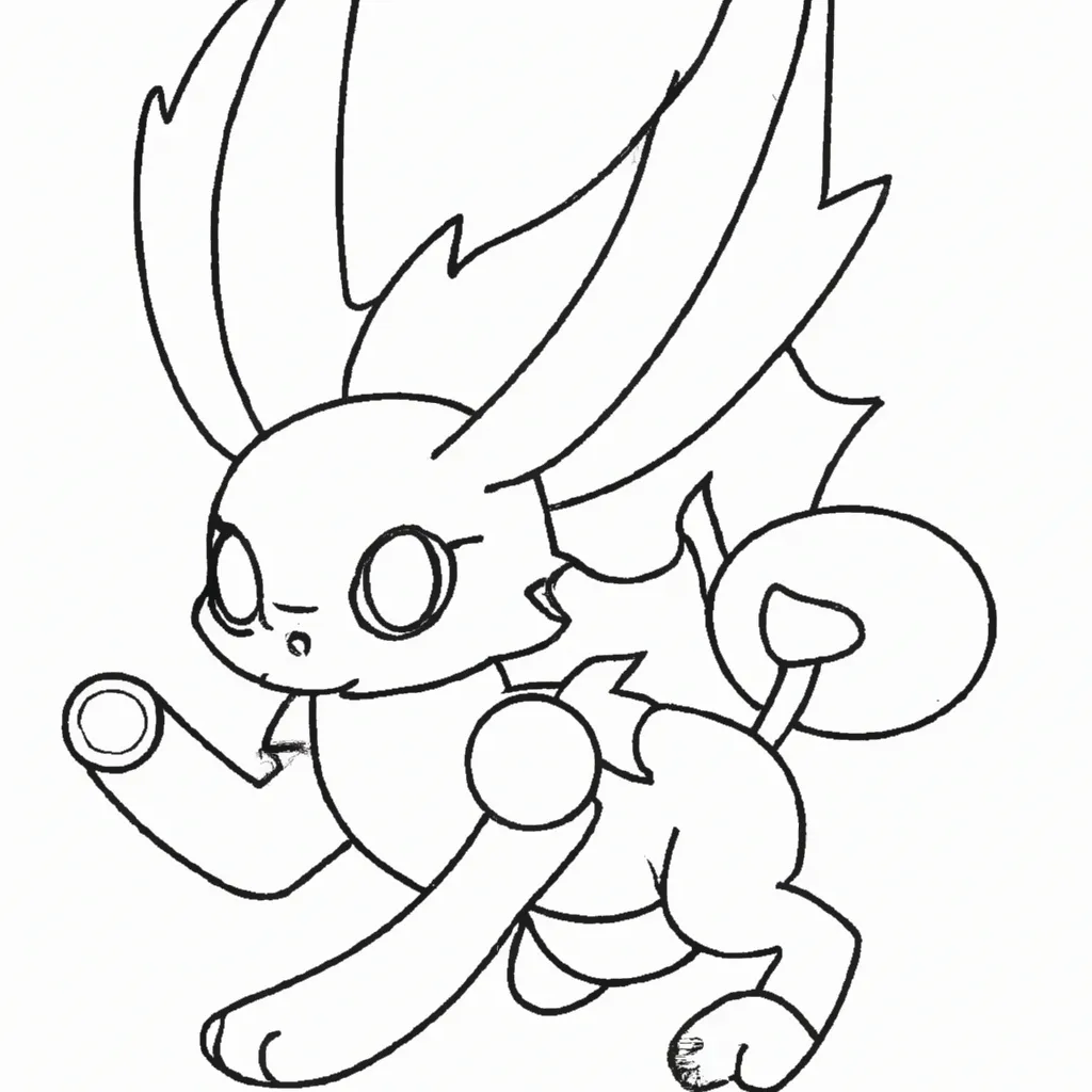 10 Desenhos de Bellibolt Pokémon para Imprimir e Colorir