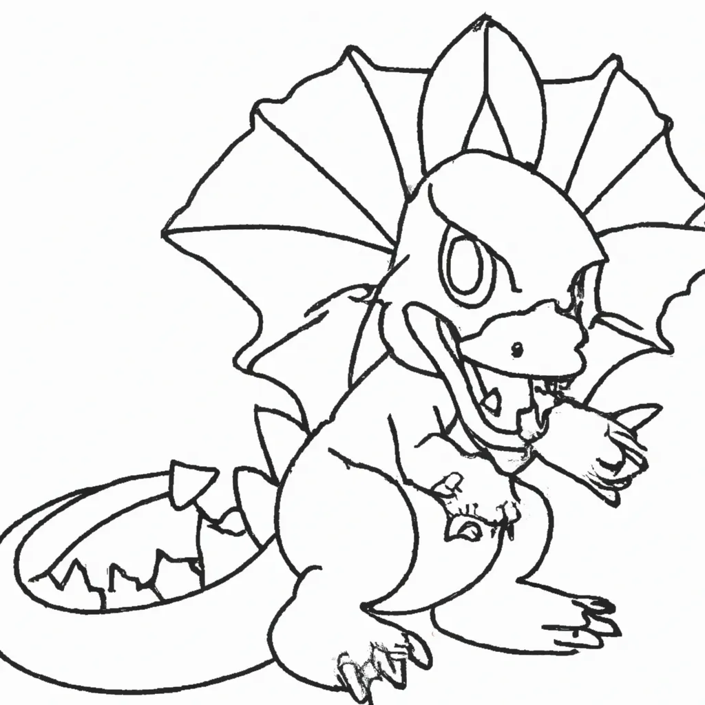 Desenhar Croconaw: 7 Modelos para Imprimir e Colorir