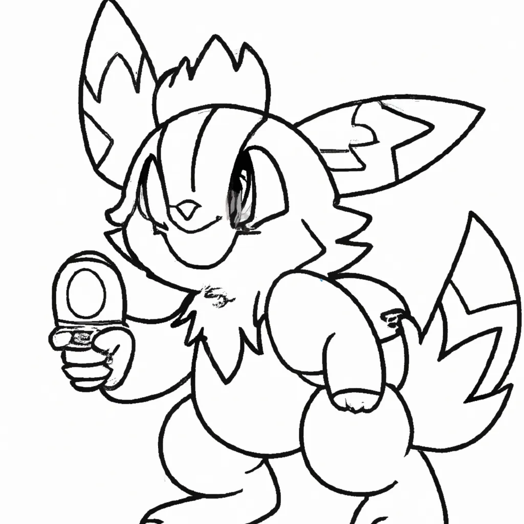 Desenhos de Pokémon Magby para Imprimir e Colorir