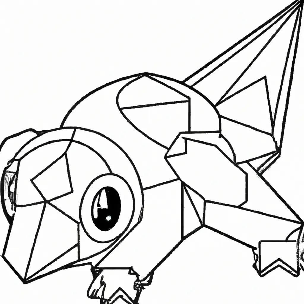 Aventuras com Porygon: 10 Desenhos para Imprimir e Colorir