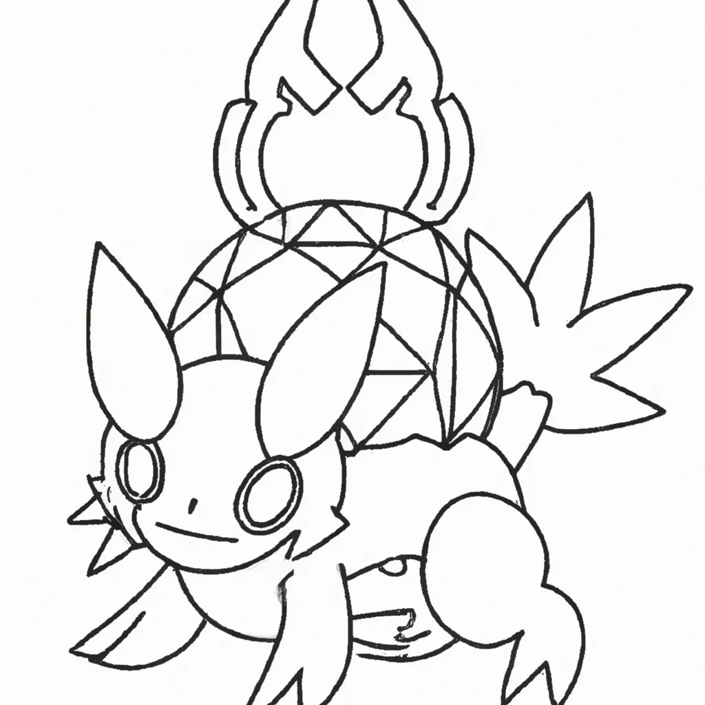 10 Desenhos de Pokémon Runerigus para Imprimir e Colorir