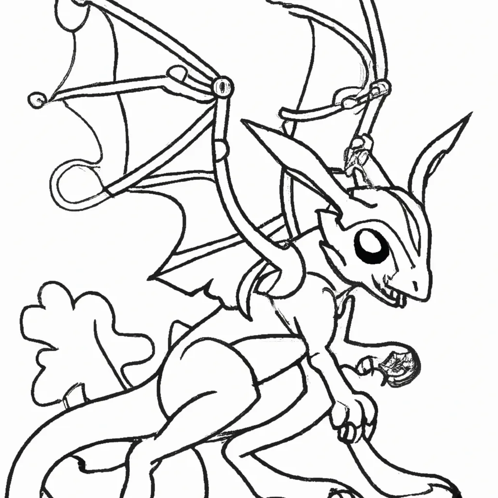 Desenhos de Pokémon Scyther para Imprimir e Colorir