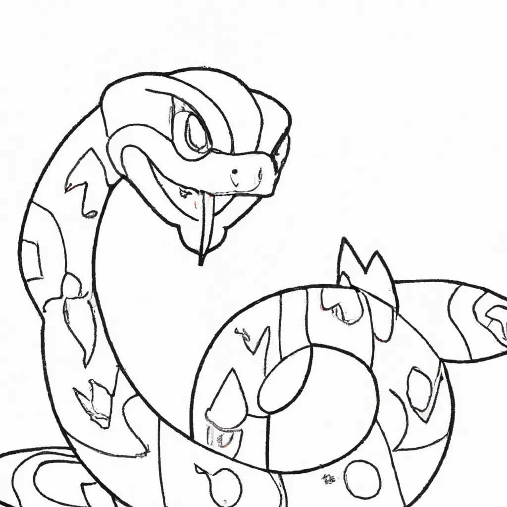 10 Desenhos de Pokémon Seviper para Imprimir e Colorir