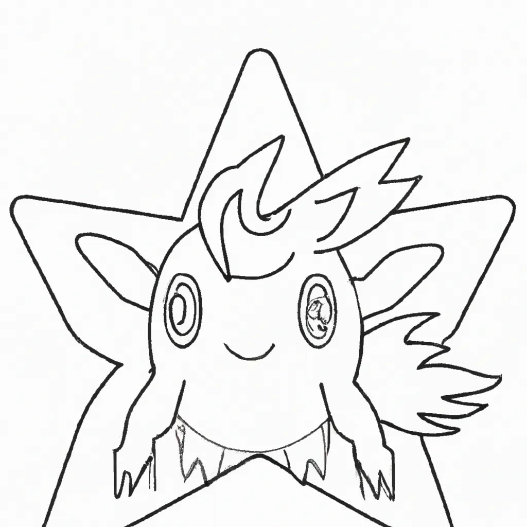 Desenhos de Pokémon Staryu para Imprimir e Colorir