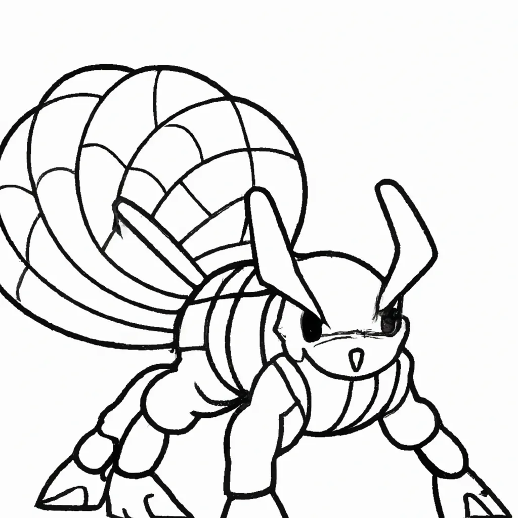Desenhos de Pokémon Venipede para Imprimir e Colorir