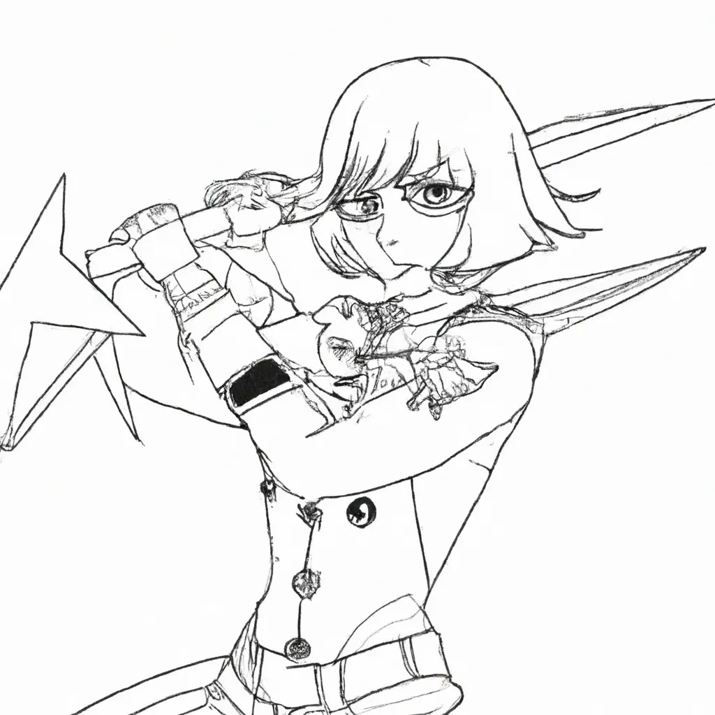 10 Desenhos de Ryuko Matoi para Imprimir e Colorir