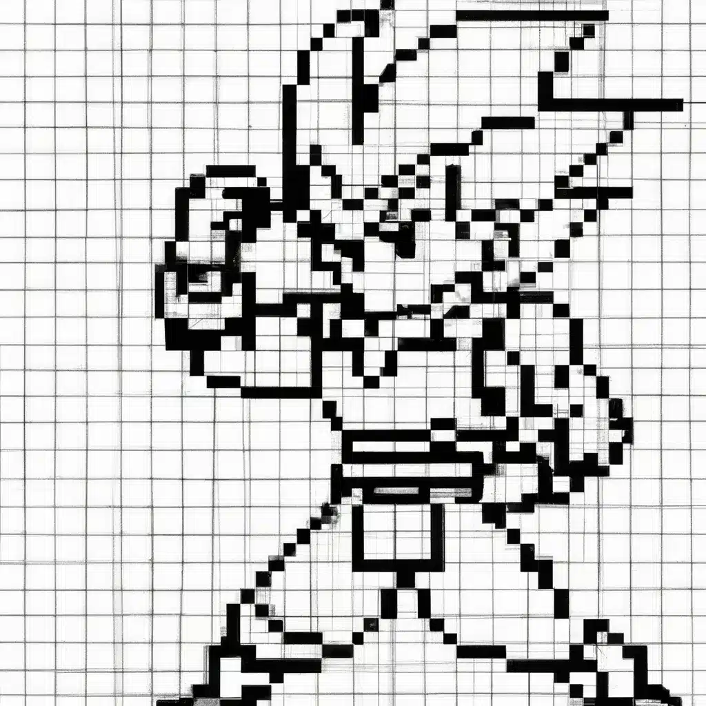 Imprima e Colora: 7 Desenhos Pixel Art do Vegeta