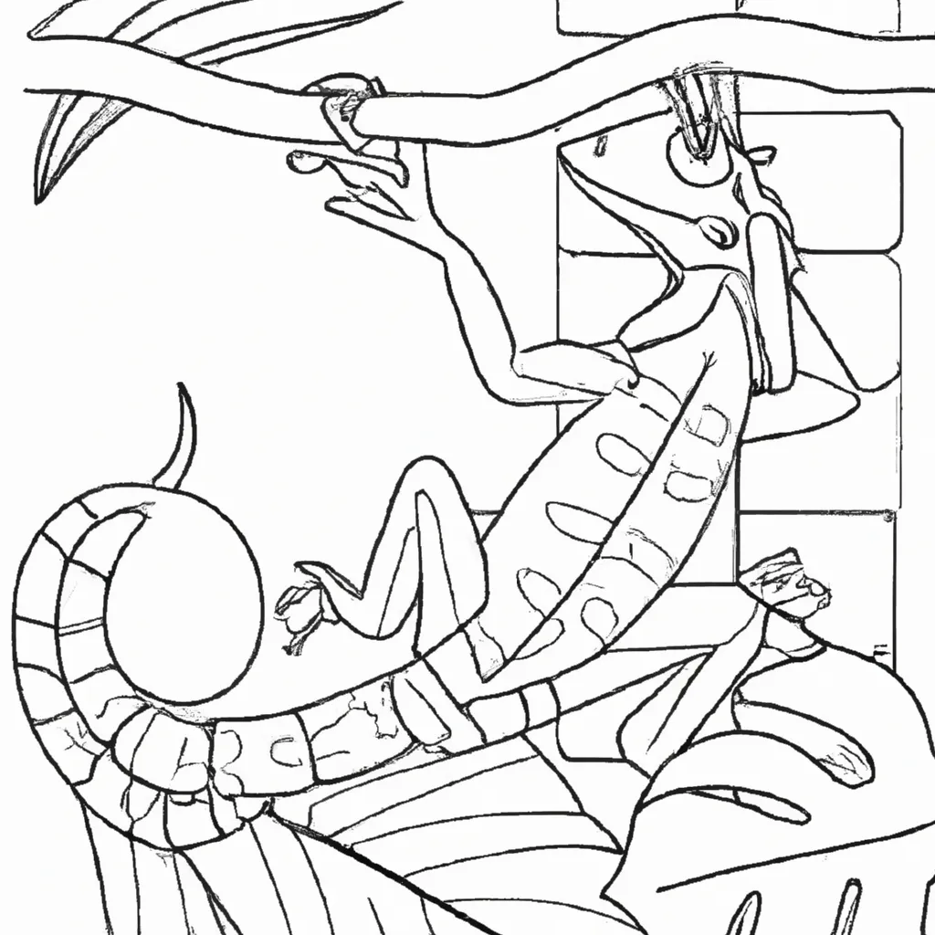 7 Desenhos de Basilisco para Imprimir e Colorir