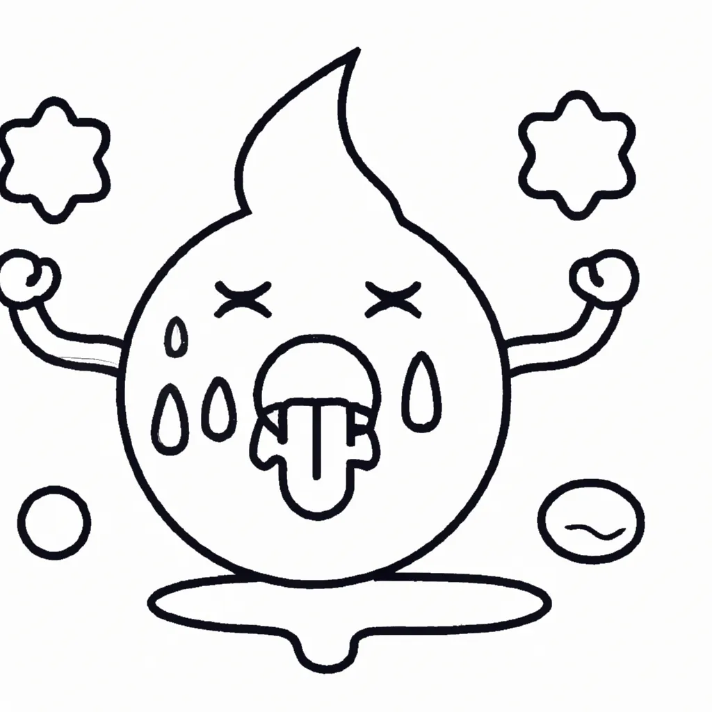 Divirta-se com 7 Desenhos de Emoji de Vômito para Imprimir e Colorir!