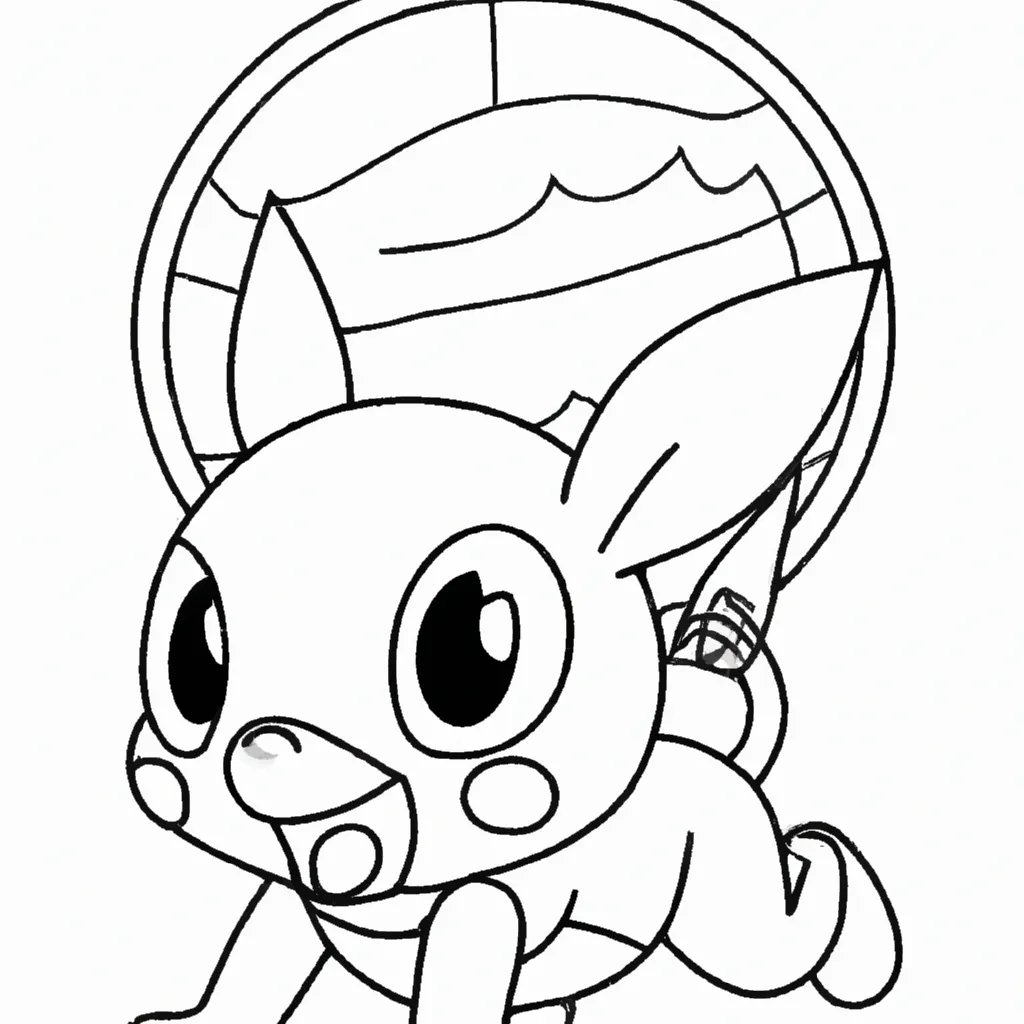 10 Desenhos de Pokémon Appletun para Imprimir e Colorir