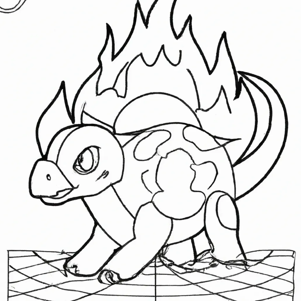 10 Desenhos de Pokémon Heatmor para Imprimir e Colorir