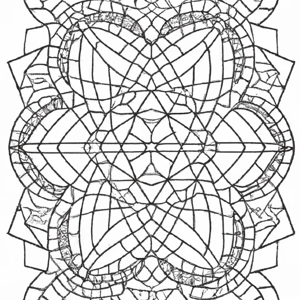 10 Desenhos Simétricos para Imprimir e Colorir