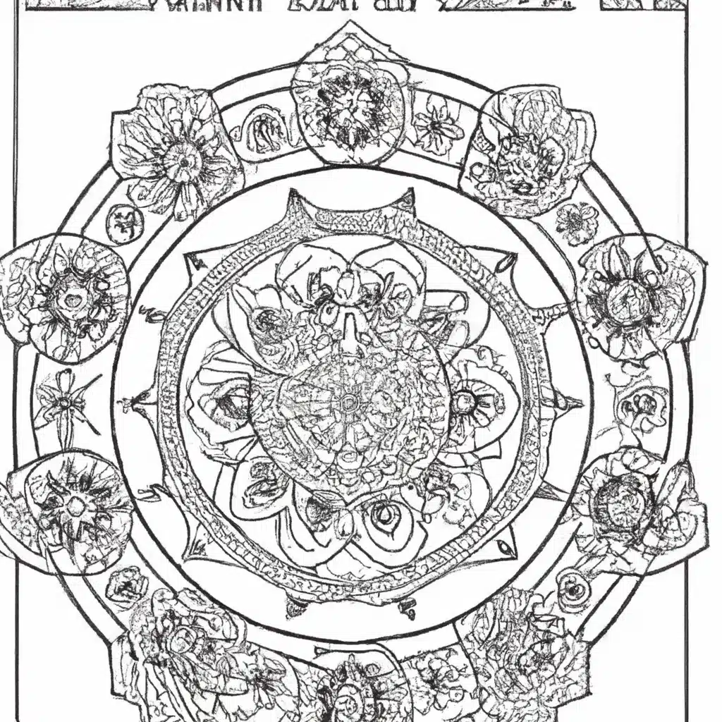 A Roda do Dharma: 7 Desenhos para Imprimir e Colorir
