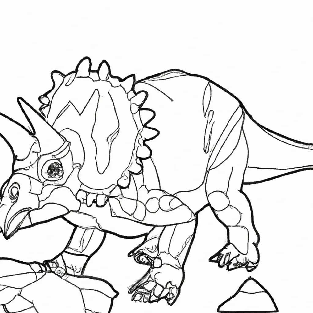 10 Desenhos de Chasmosaurus Belli para Imprimir e Colorir