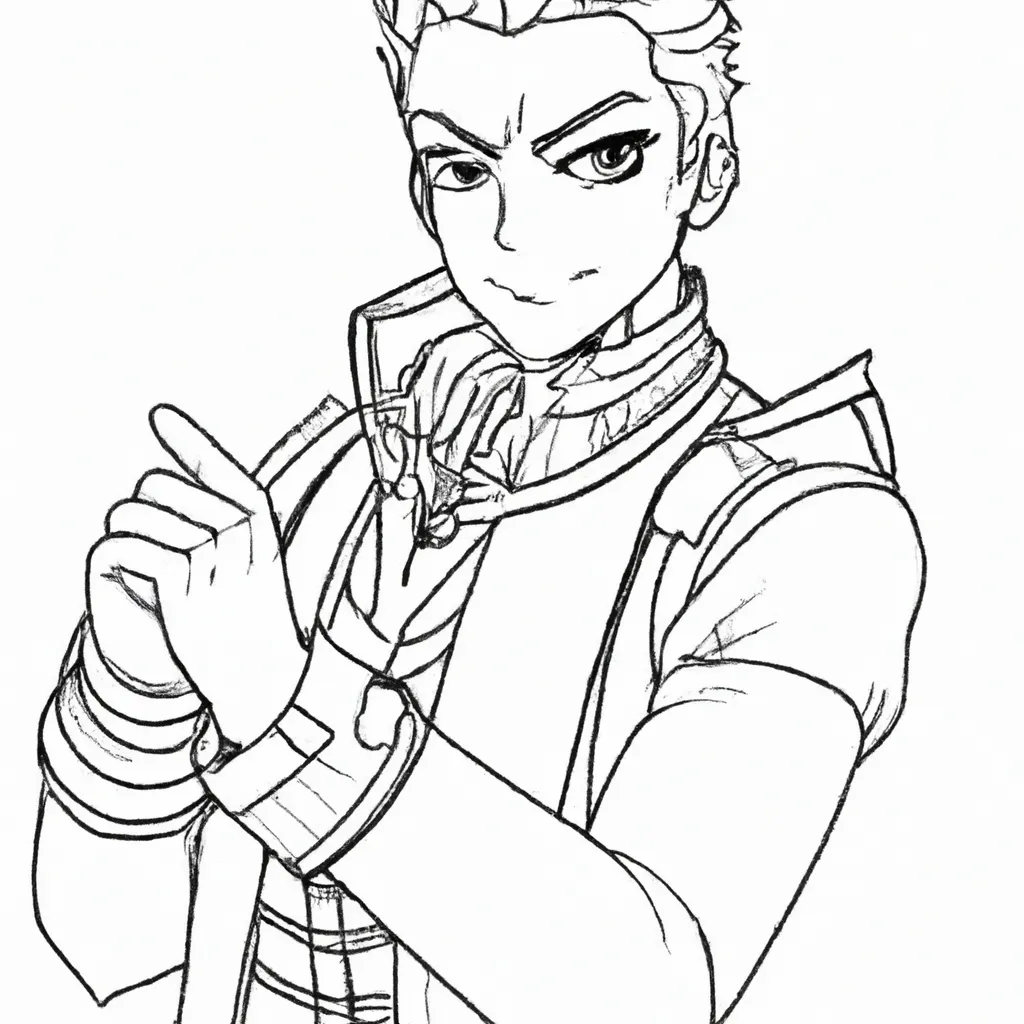 10 Desenhos de Gundham Tanaka para Imprimir e Colorir