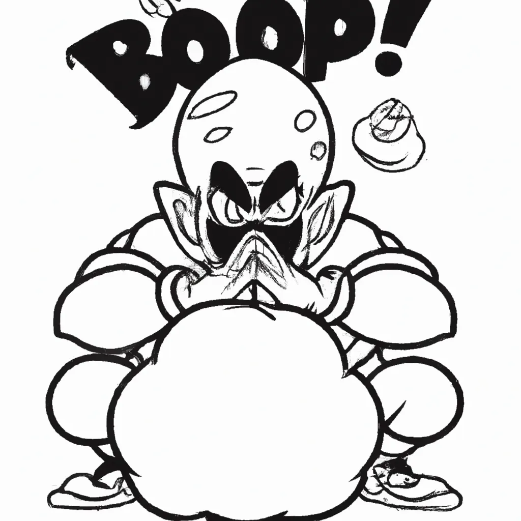 10 Desenhos de Mr. Popo (DBZ) para Imprimir e Colorir