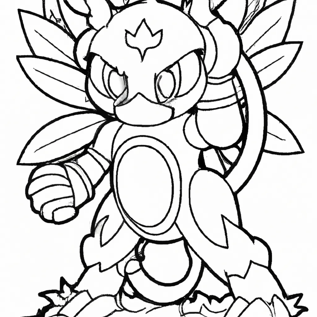 10 Desenhos de Pokémon Landorus para Imprimir e Colorir