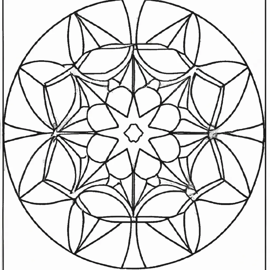 10 Desenhos Simétricos para Imprimir e Colorir