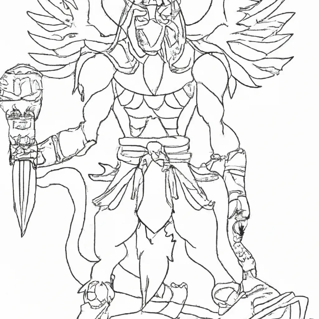 10 Desenhos de Albedo (Overlord) para Imprimir e Colorir