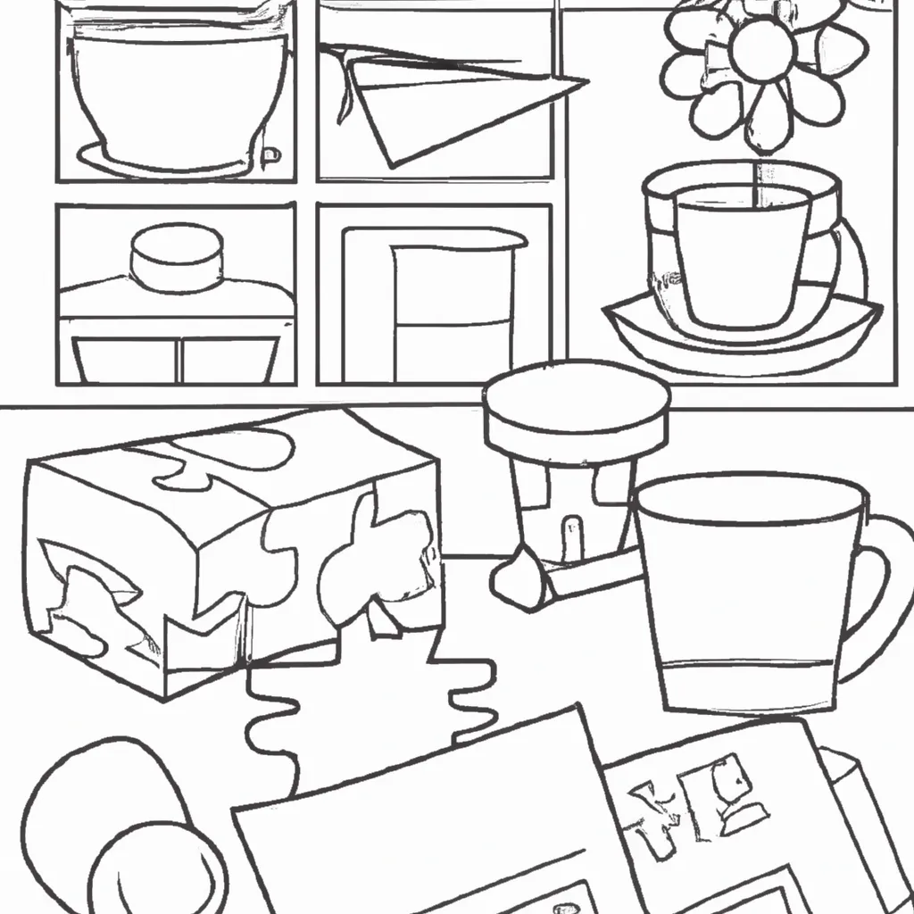 10 Desenhos Aleatórios para Imprimir e Colorir