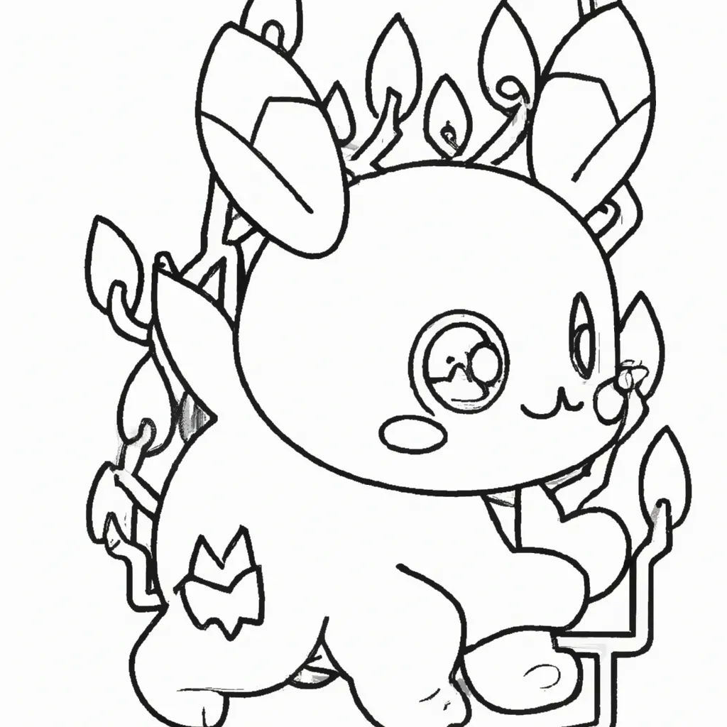 10 Desenhos de Pokémon Dubwool para Imprimir e Colorir