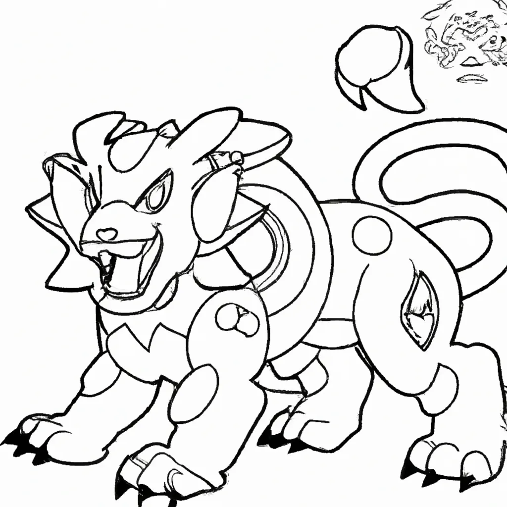 10 Desenhos de Pokémon Landorus para Imprimir e Colorir