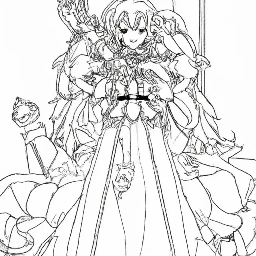 10 Desenhos de Shalltear Bloodfallen para Imprimir e Colorir