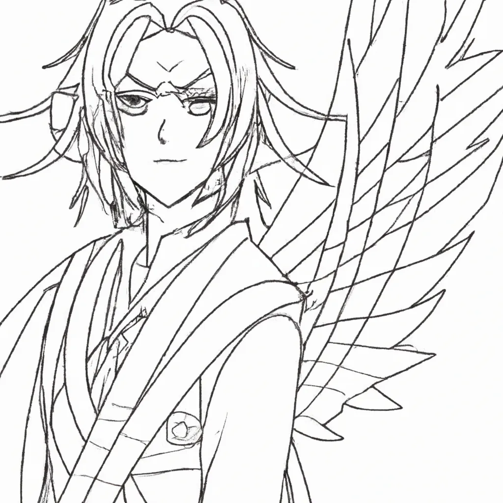 10 Desenhos de Bishamon (Noragami) para Imprimir e Colorir