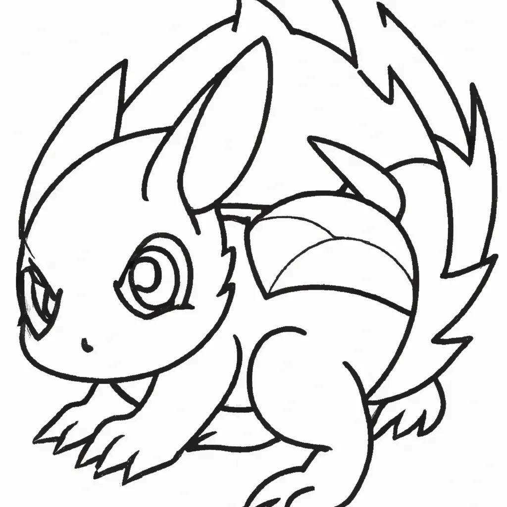 Desenhos de Pokémon Quilladin para Imprimir e Colorir