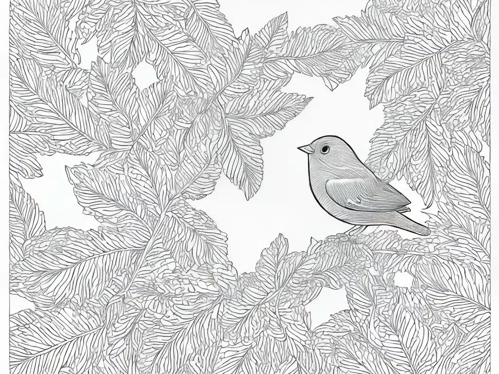 Colorindo o Passarinho do Stuart Little