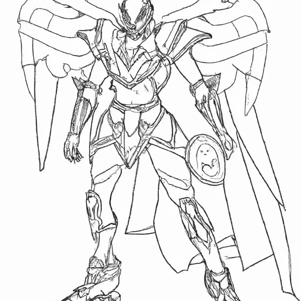 10 Desenhos de Albedo (Overlord) para Imprimir e Colorir