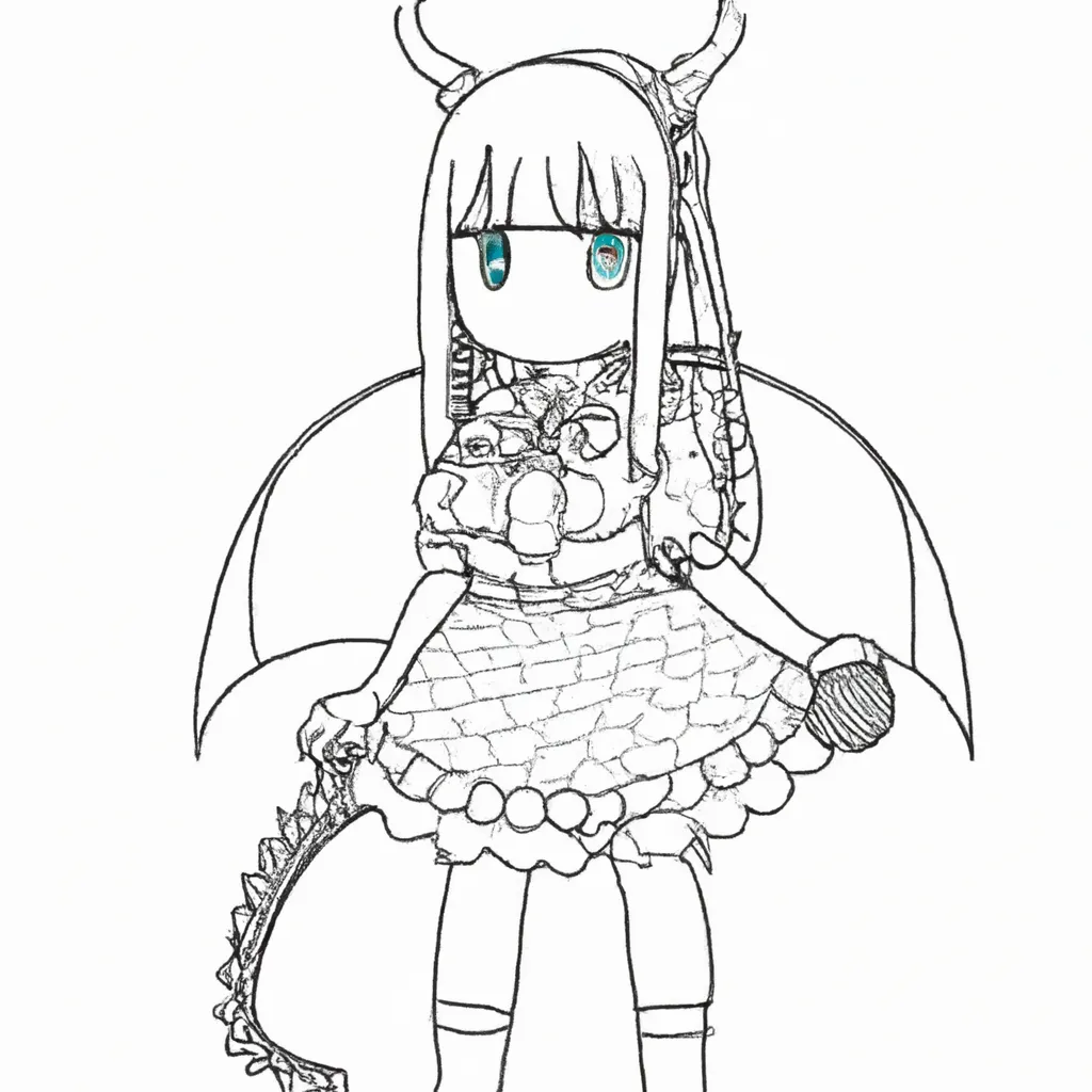 10 Desenhos de Kobayashi para Imprimir e Colorir