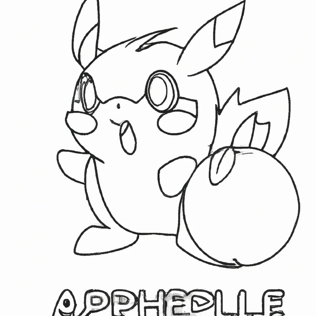 10 Desenhos de Pokémon Appletun para Imprimir e Colorir
