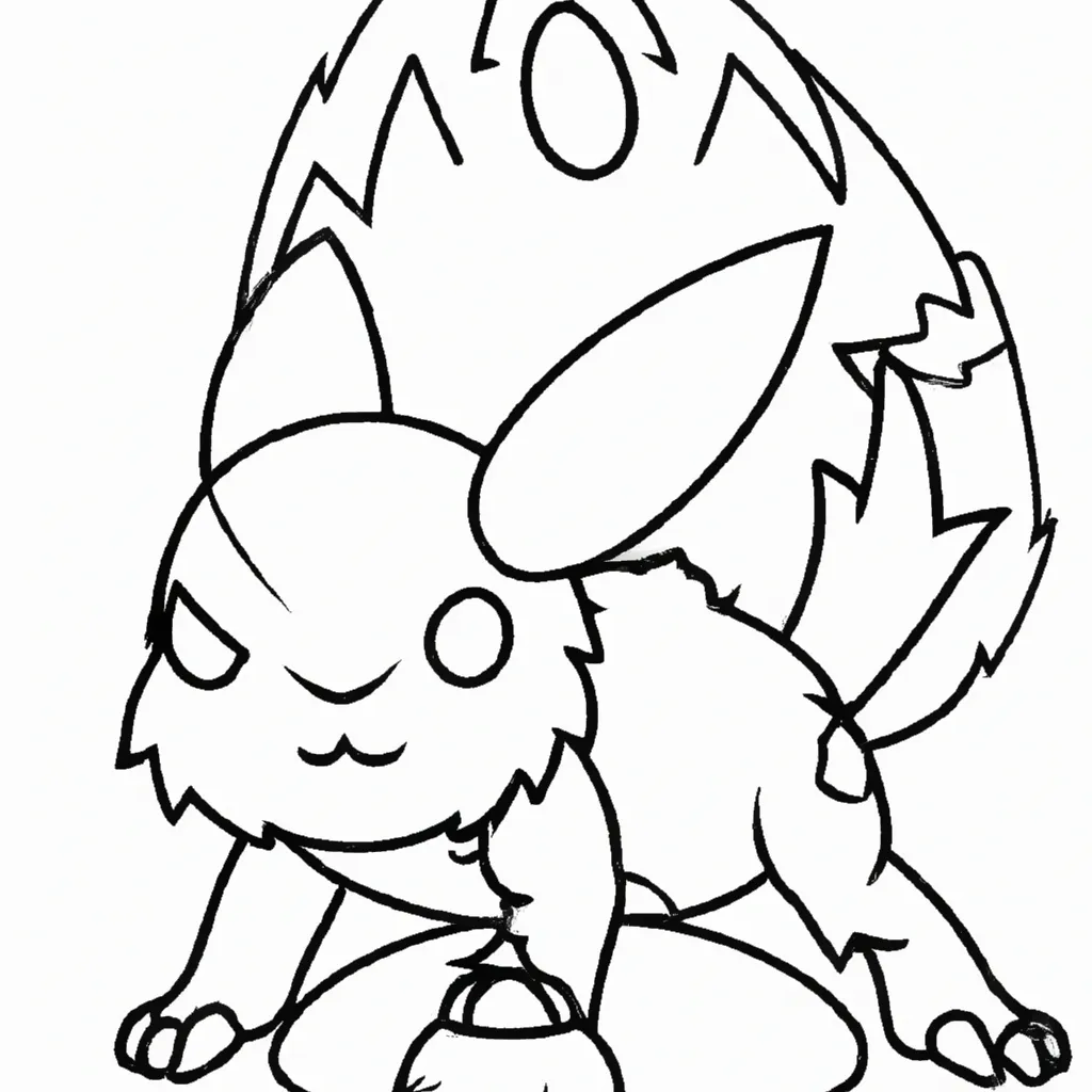 10 Desenhos de Pokémon Boltund para Imprimir e Colorir