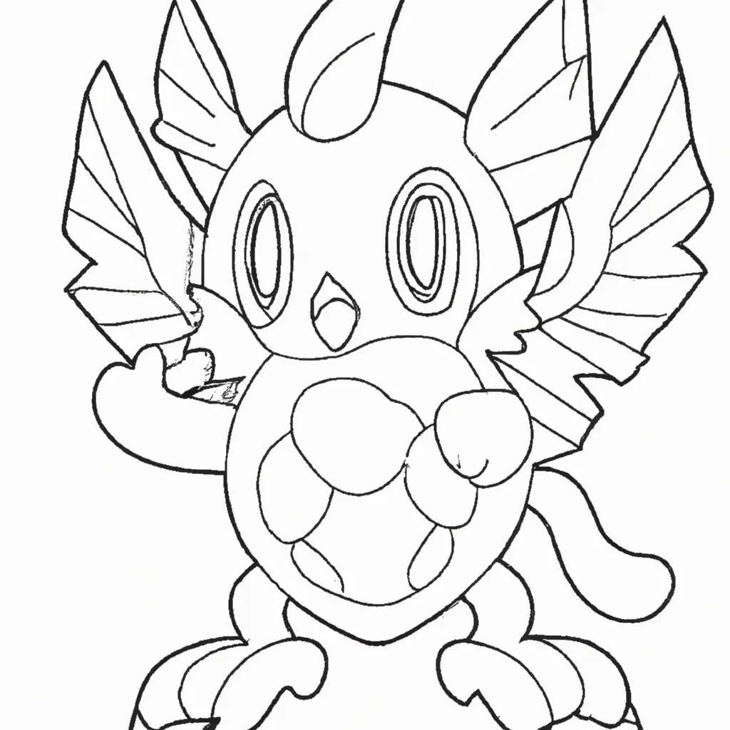 Desenhos de Pokémon Hawlucha para Imprimir e Colorir