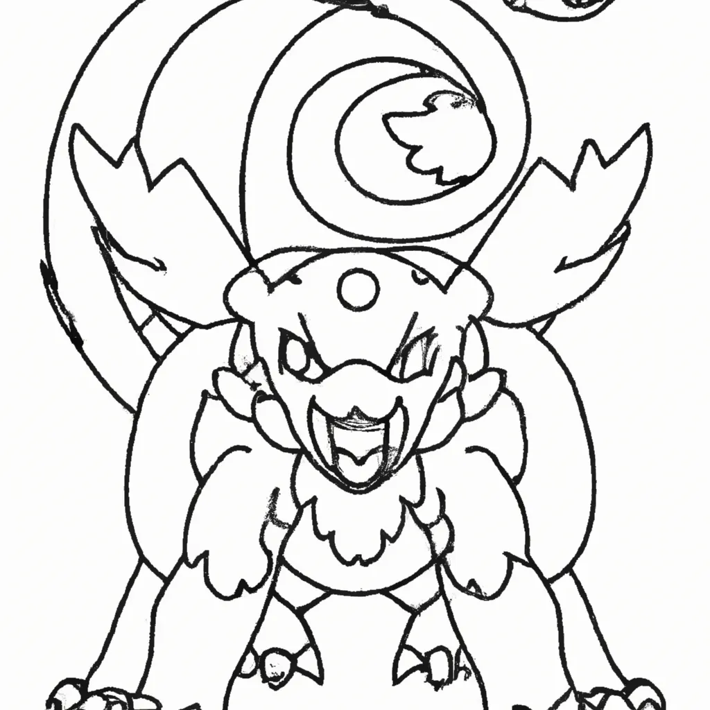 10 Desenhos de Pokémon Landorus para Imprimir e Colorir