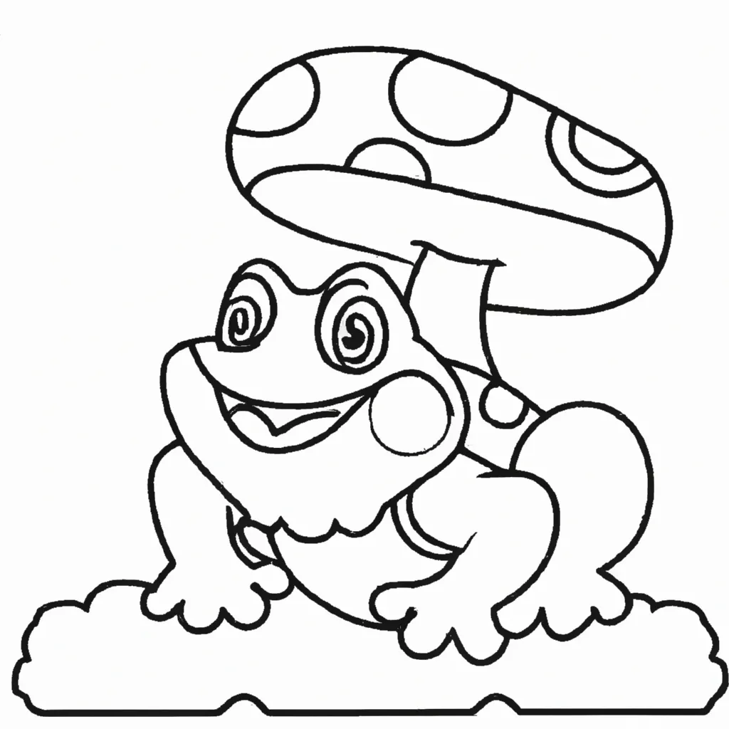 10 Desenhos de Toad para Imprimir e Colorir