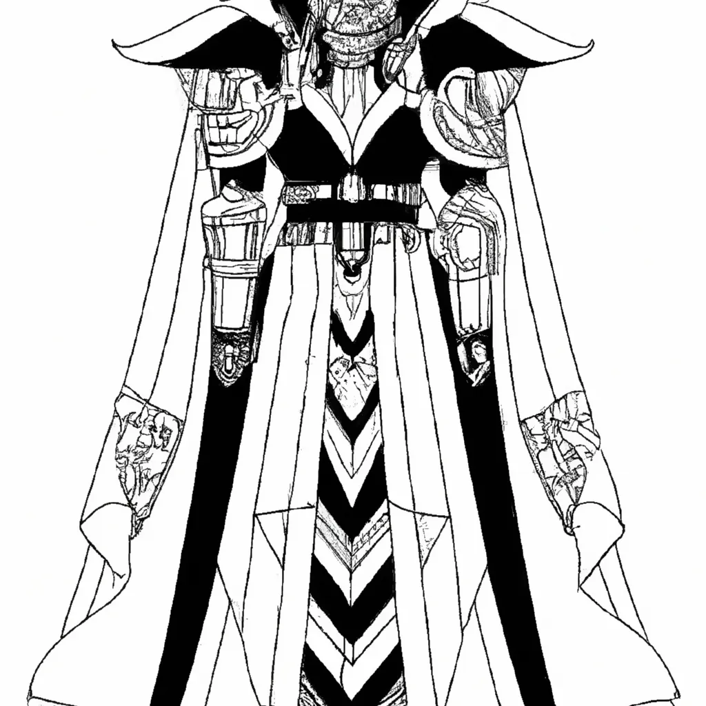 10 Desenhos de Ainz Ooal Gown para Imprimir e Colorir