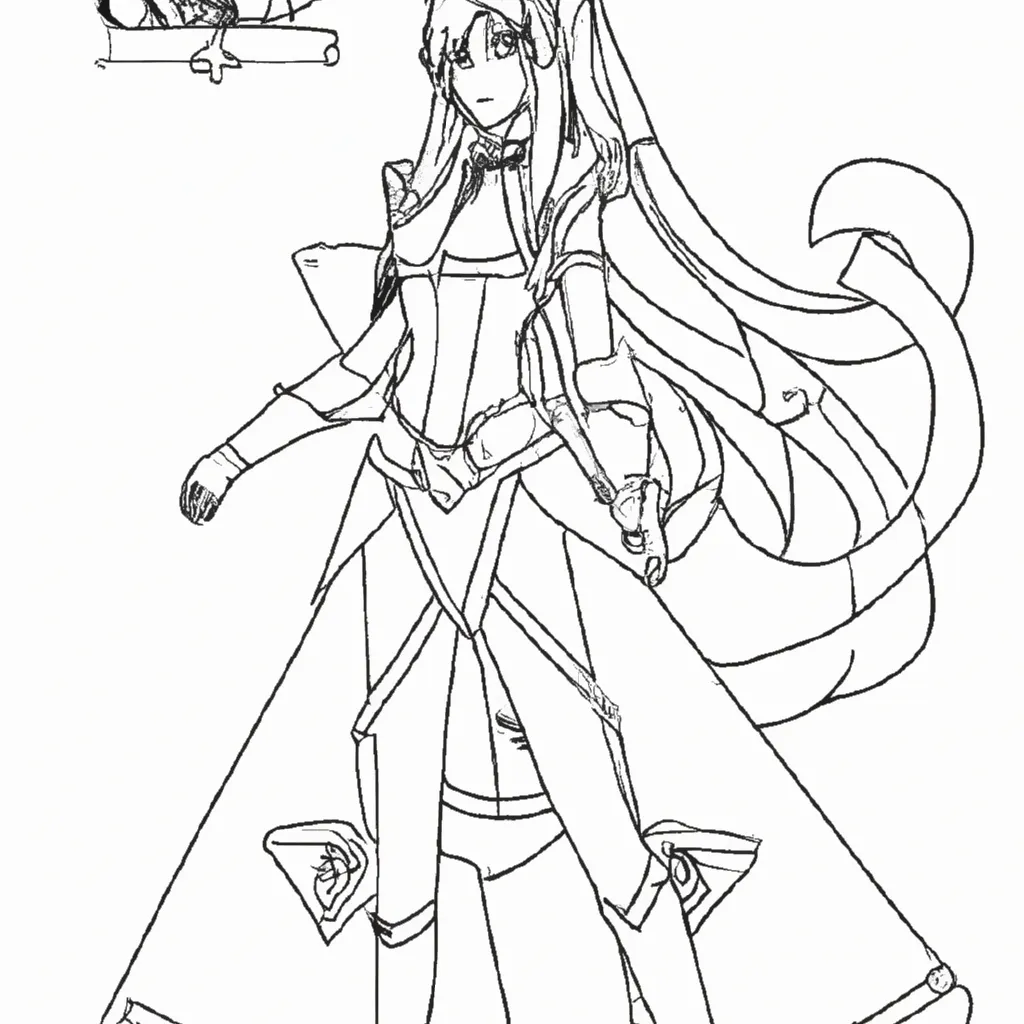 10 Desenhos de C.C. (Code Geass) para Imprimir e Colorir