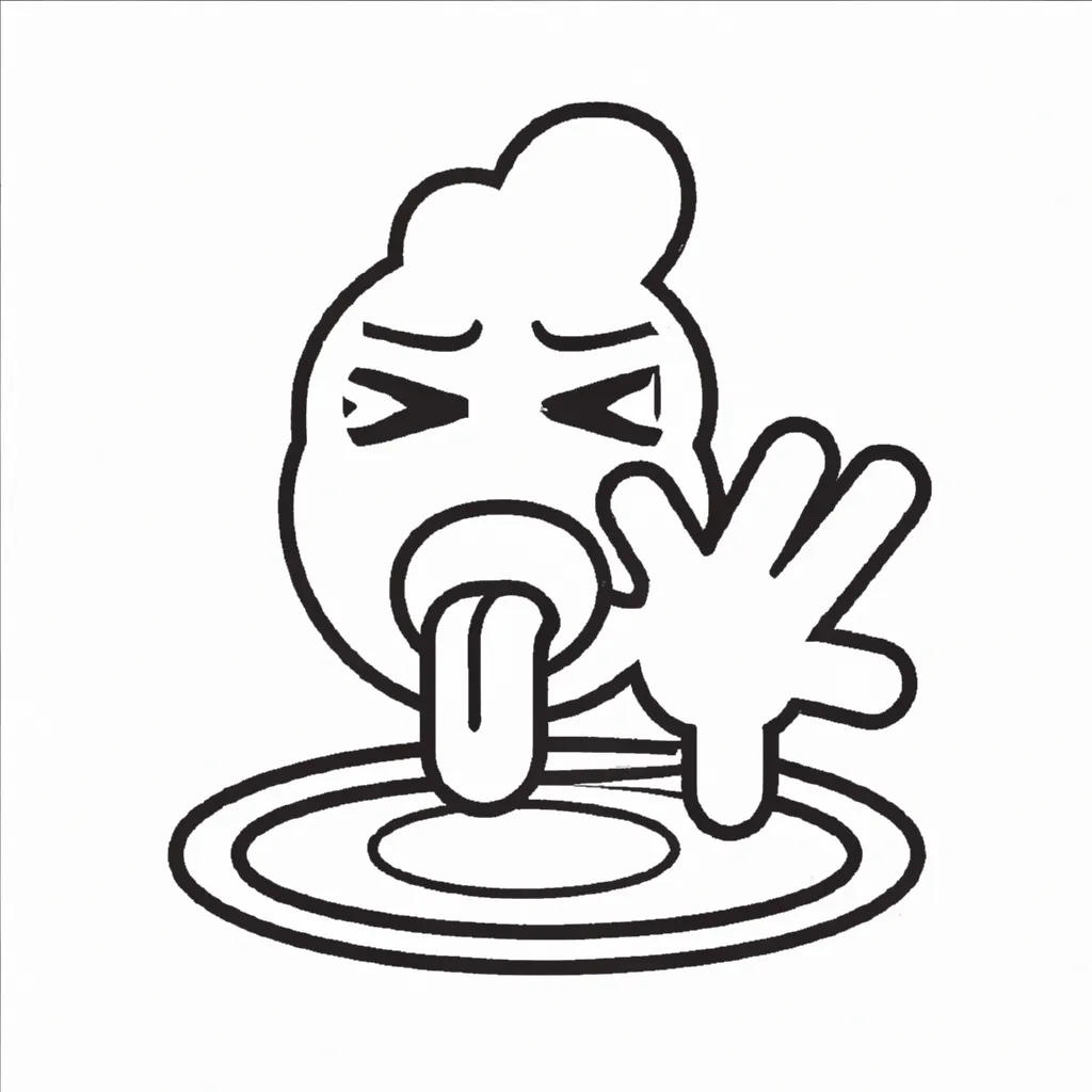 Divirta-se com 7 Desenhos de Emoji de Vômito para Imprimir e Colorir!