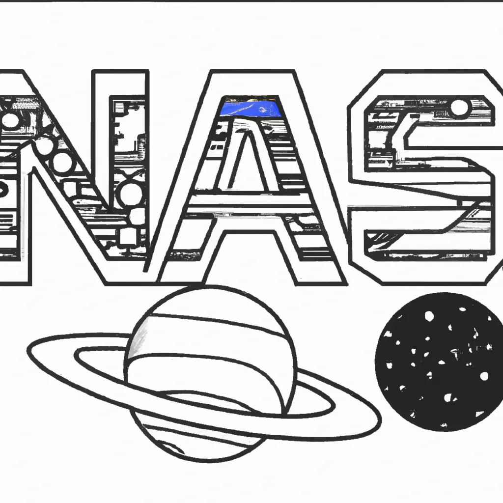Desafie sua Criatividade: 7 Desenhos do Logotipo da NASA para Colorir e ...
