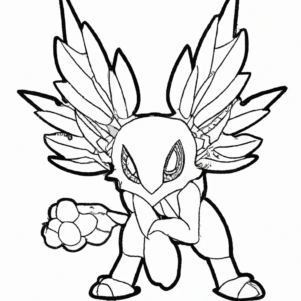 Desenhos Incríveis de Pokémon Braxen para Imprimir e Colorir